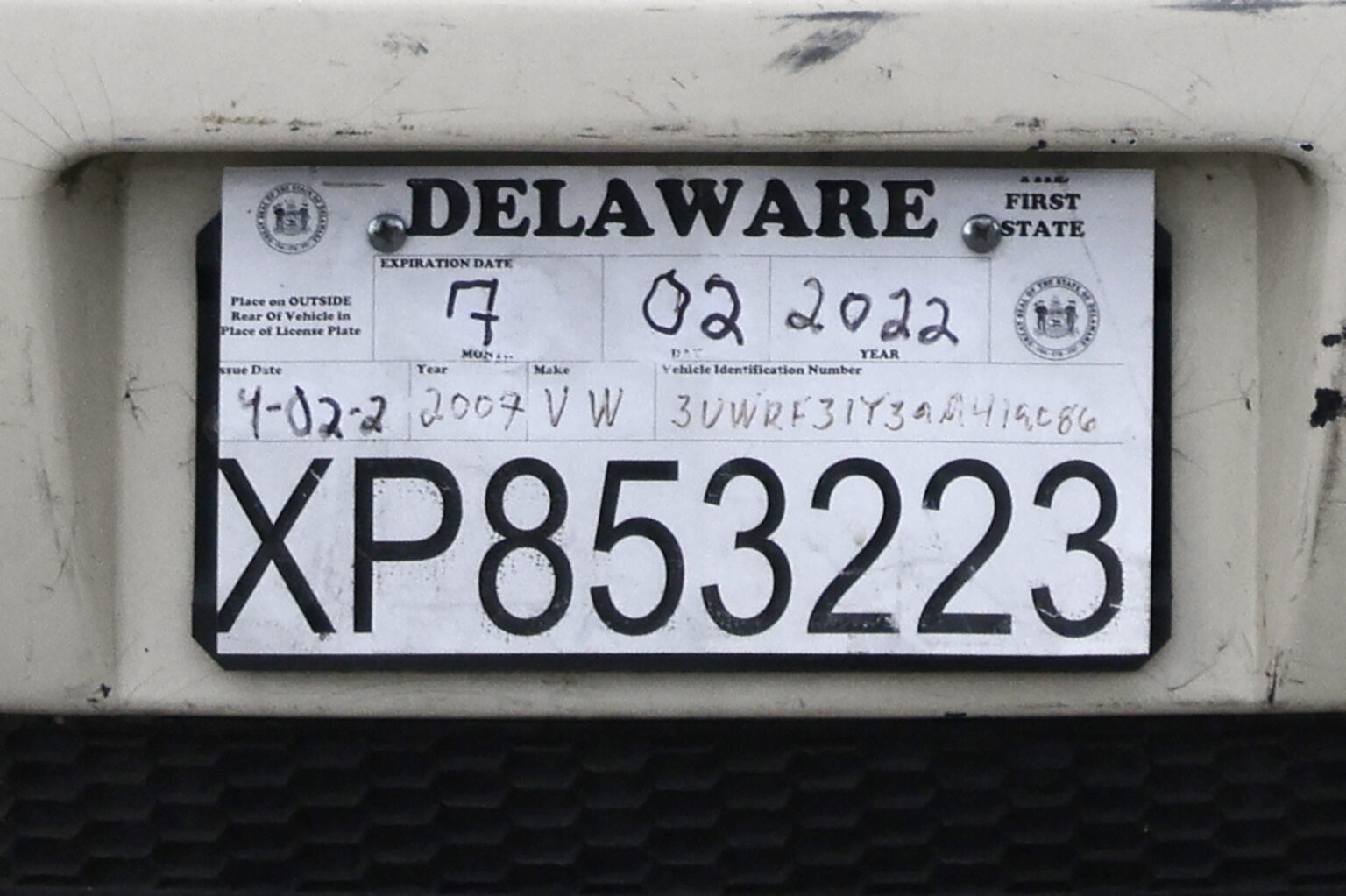 Cómo sacar placas temporales en Delaware - Placas Temporales DMV Online ...